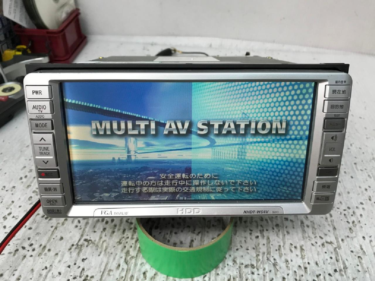 【プライスダウンΘ】モデル古い為ワケアリ TOYOTA NHDT-W54 | カー用品 カーナビ(非地デジ） HDDナビ(非地デジ)を通販で購入する | 中古カー＆バイク用品の販売ならアップガレージ