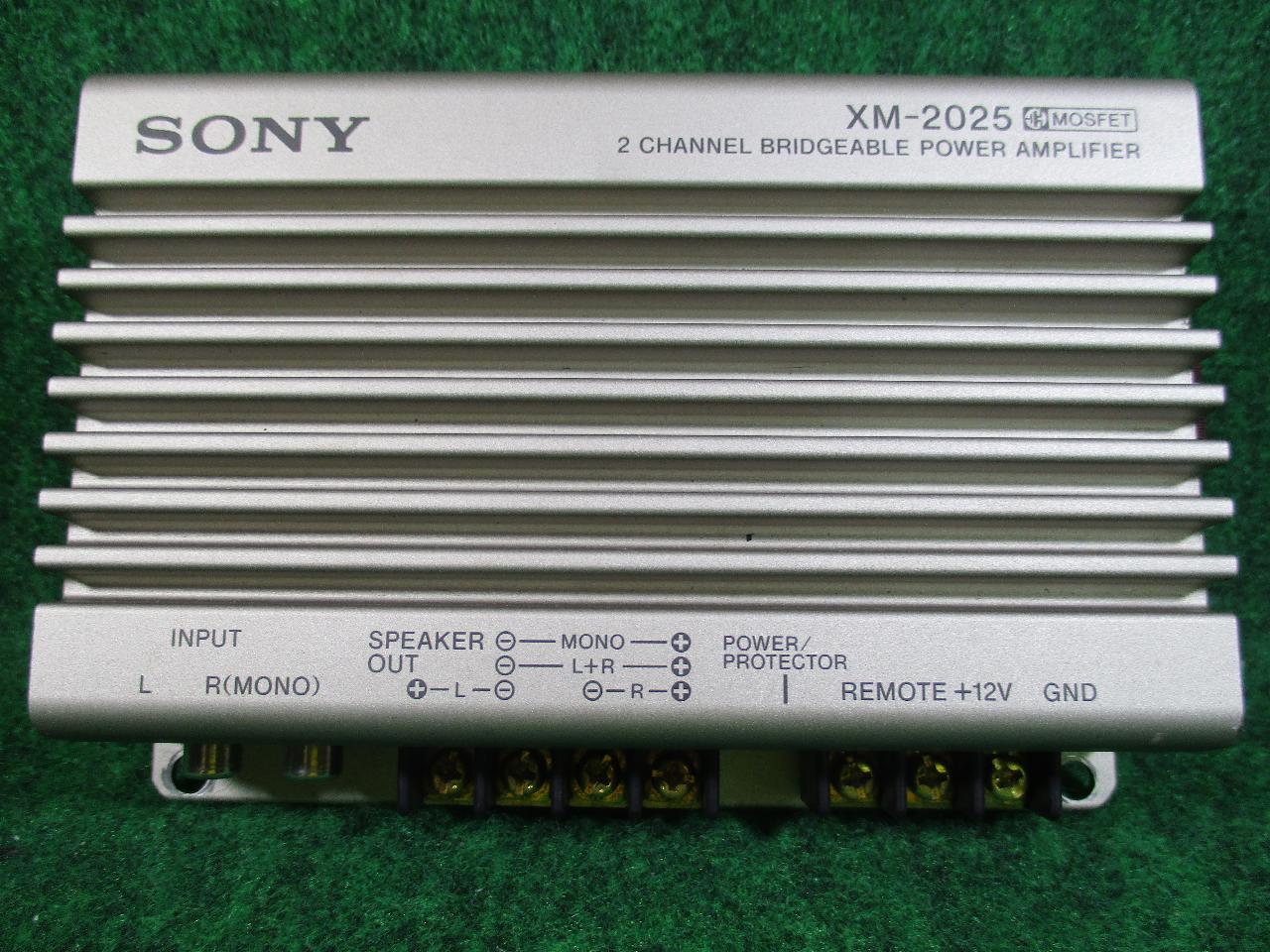 SONY XM-2025(2ch パワーアンプ) | カー用品 アンプを通販で購入する | 中古カー＆バイク用品の販売ならアップガレージ