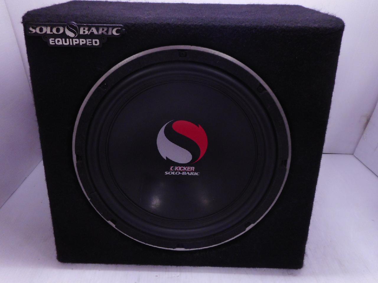 KICKER SOLO-BARIC s12d 【☆人気のソロバリック♪BOX付き12インチ(30cm)サブウーハー♪☆】 | カー用品 ...