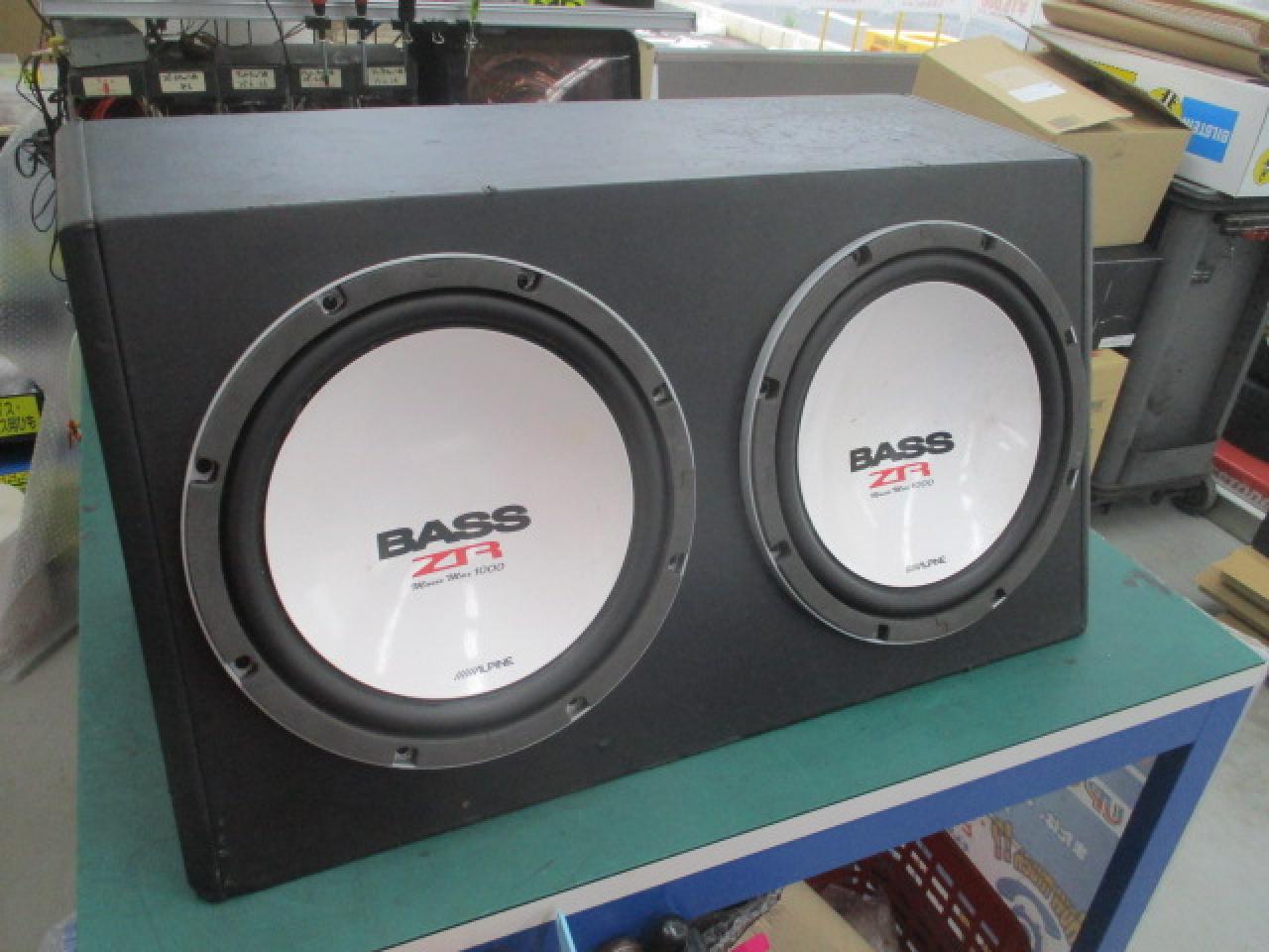 ALPINE BASS ZR +BOX | カー用品 スピーカー サブウーハースピーカーBOX付を通販で購入する | 中古カー＆バイク用品の ...
