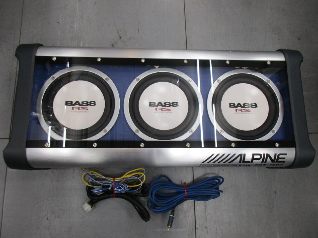 ALPINE(アルパイン) SWE-1890 | カー用品 スピーカー チューナップウーハースピーカーを通販で購入する | 中古カー＆バイク用 ...