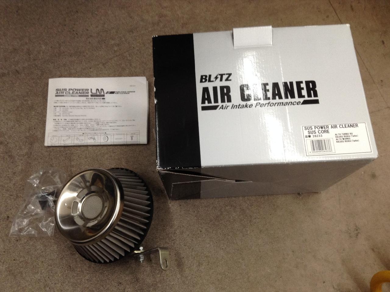 BLITZ SUS POWER AIR CLEANER CORE-TYPE | カー用品 吸気・排気系 エアクリーナーを通販で購入する ...