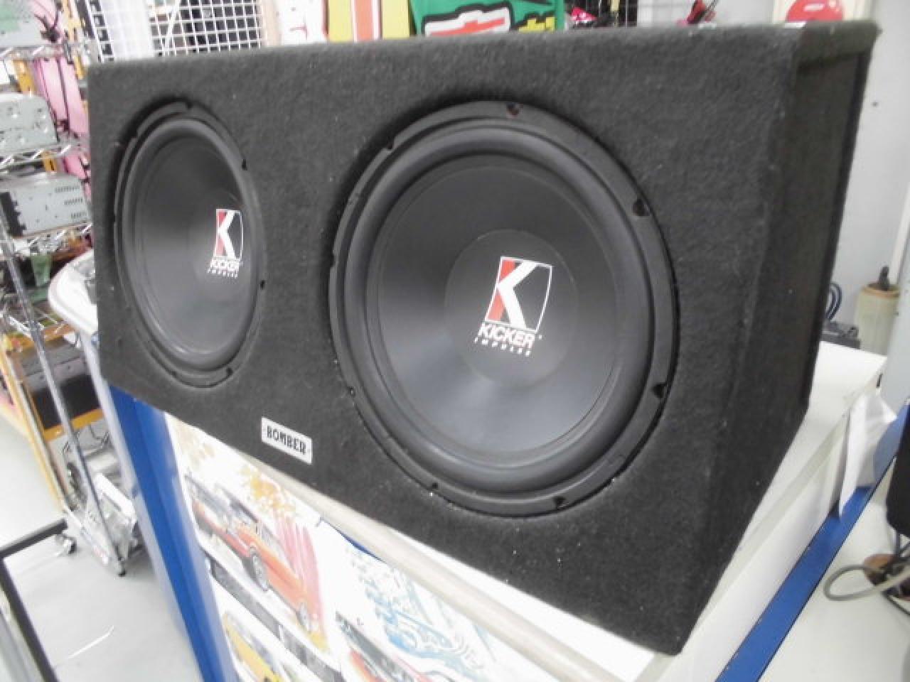 GT006-142 KICKER(キッカー)KICKER IMPULSE 12i 12インチサブウーファー×2発&BOX付き | カー用品 ...