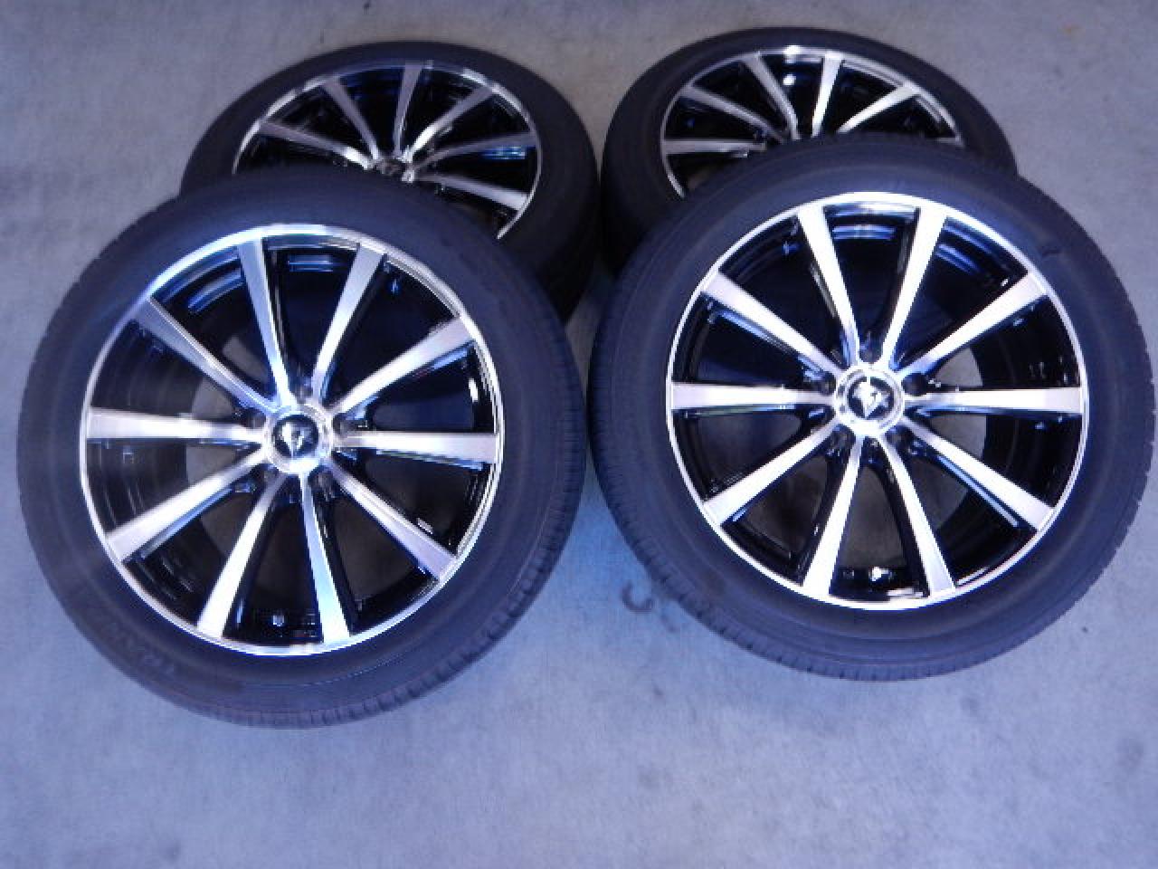 ☆INTER MILANO RAZEE +TOYO TRANPATH R30 | カー用品 タイヤホイールセット 18インチタイヤホイール ...