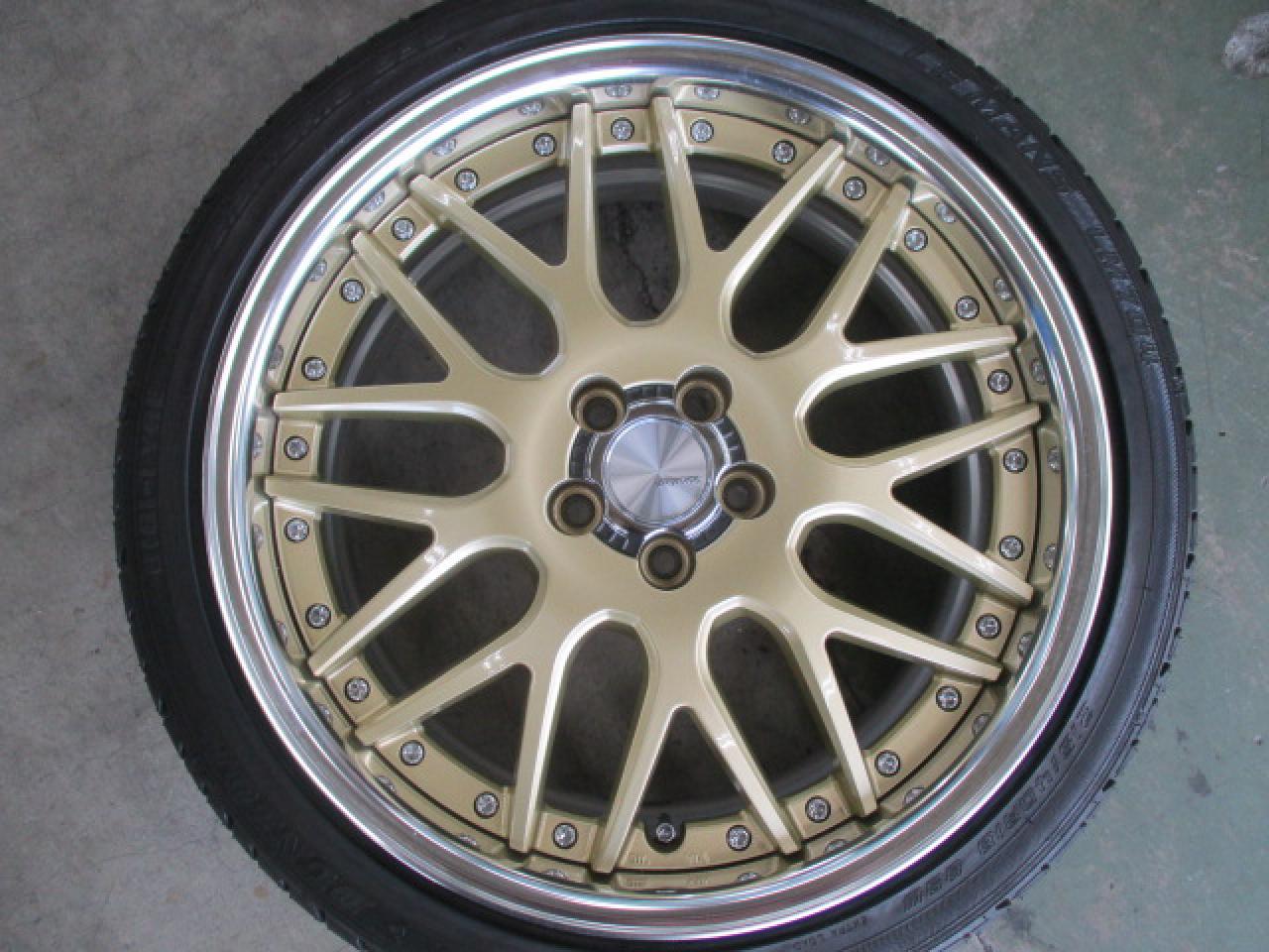 WORK(ワーク) LANVEC(ランベック) Lanvec LM1 + DUNLOP LE MANS LM704 | カー用品 タイヤホイールセット 18インチタイヤホイールセットを通販で ...