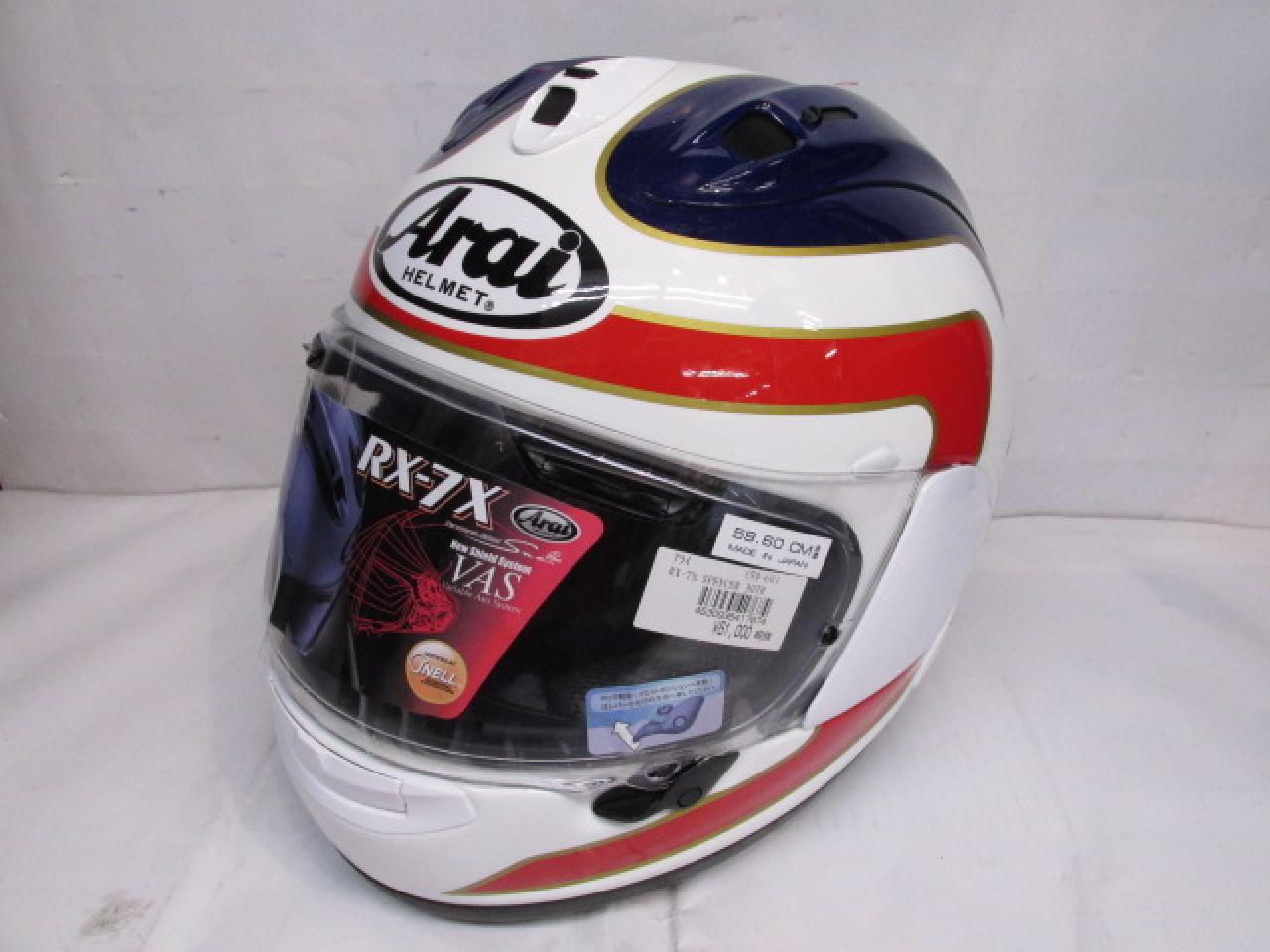Arai(アライ) RX-7X SPENCER 30th(RX7Xスペンサー30周年アニバーサリー) 【Lサイズ】 | バイク用品 ヘルメット フルフェイス(二輪)を通販で購入する | 中古 ...