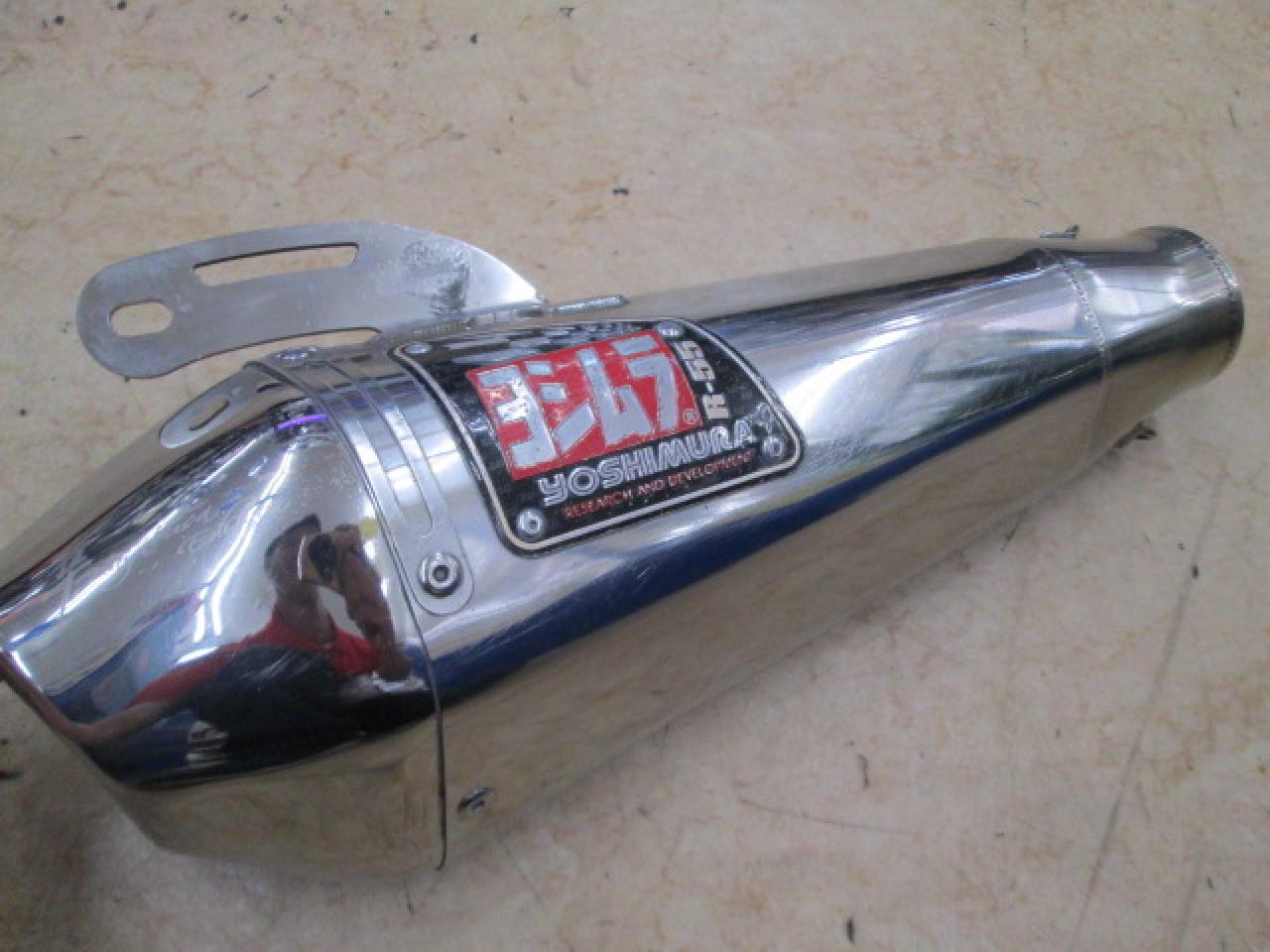 YOSHIMURA USヨシムラ R-55 サイレンサーのみ 汎用 差込径約Φ57-58(歪み有り) | 中古品 | アップガレージ 福岡博多 ...
