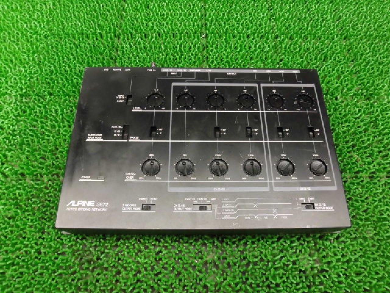 ALPINE ACTIVE DIVIDING NETWORK 3672 | 中古品 | アップガレージ 千葉八千代店 | カー用品 カーAV ...