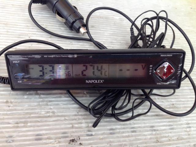 NAPOLEX radio Controlled clock | 中古品 | アップガレージ 平塚店 | カー用品 その他(カー用品) その他 ...