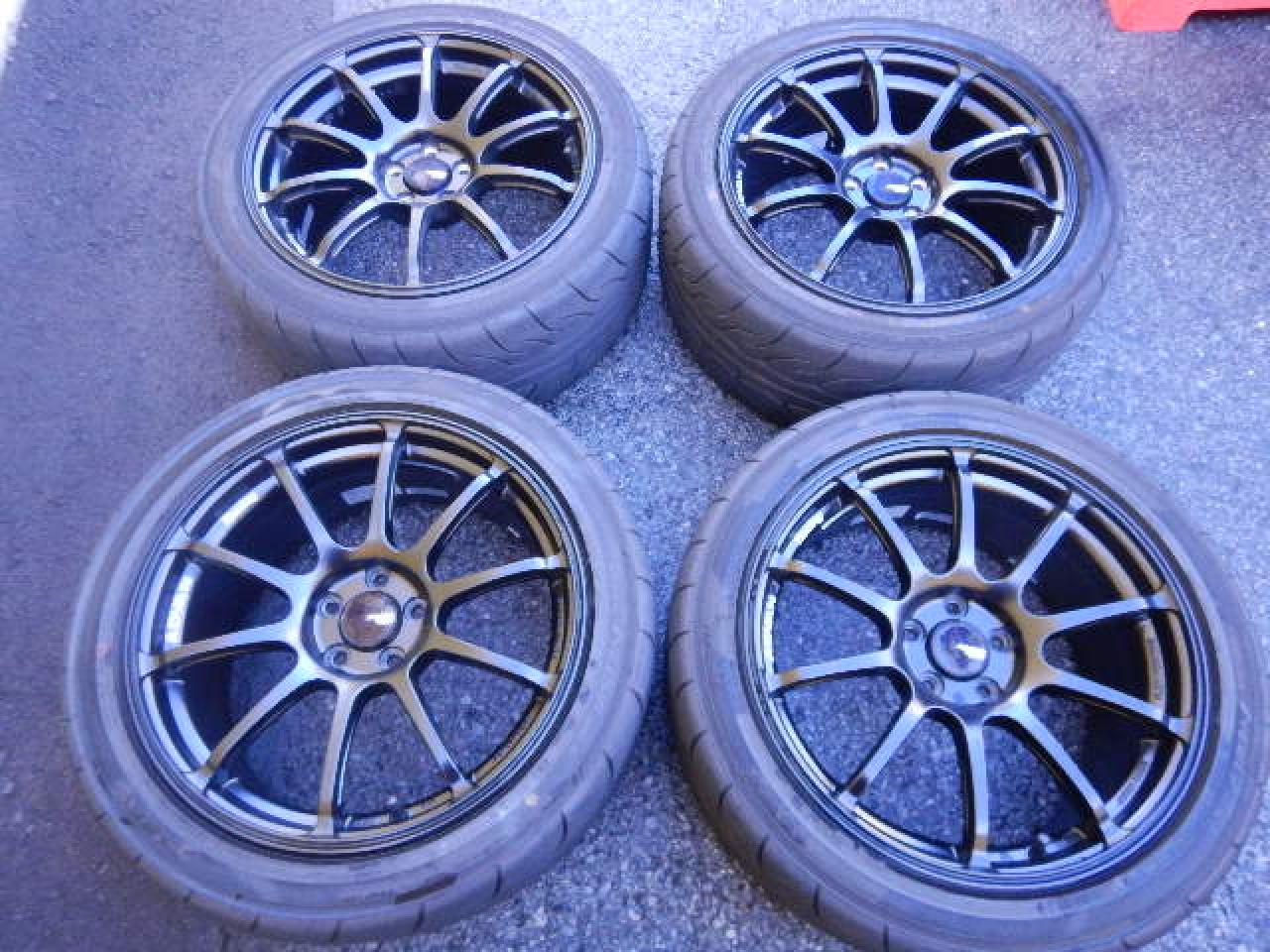 YOKOHAMA ADVAN Racing RS2 10本スポーク ブラック + YOKOHAMA ADVAN AD08 2018モデル ...