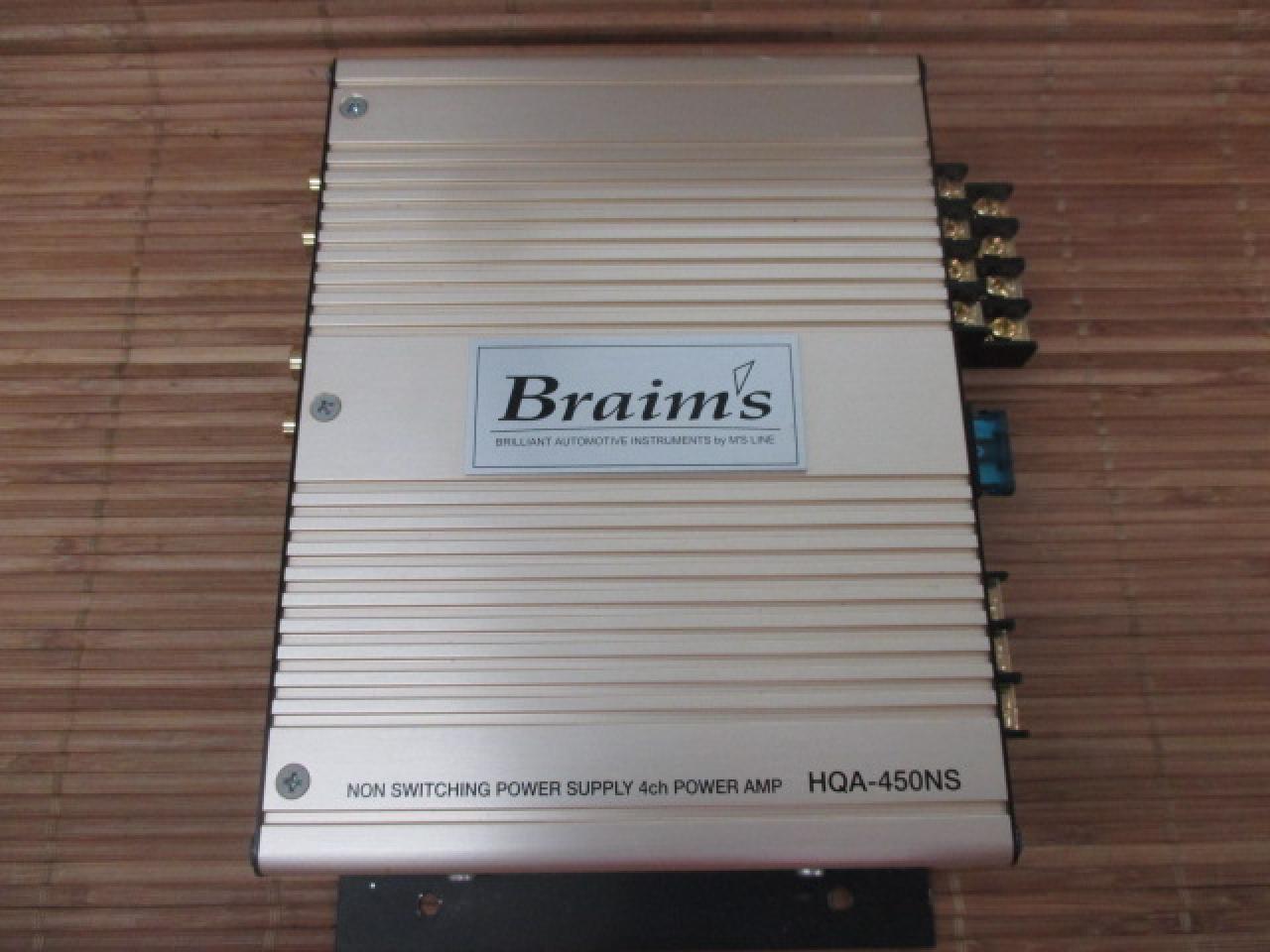 Braim’s HQA-450NS 4chアンプ | カー用品 アンプを通販で購入する | 中古カー＆バイク用品の販売ならアップガレージ