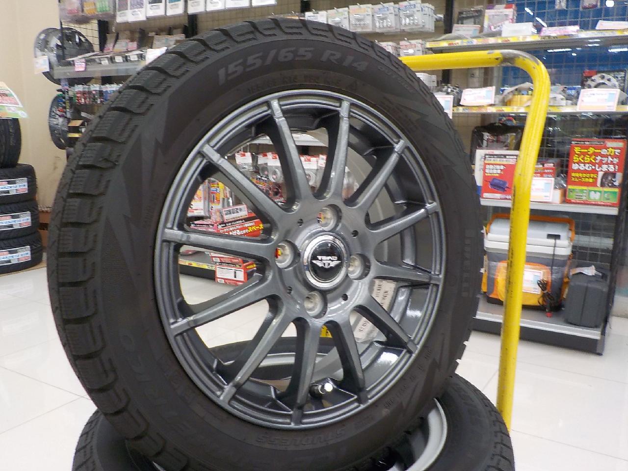 weds(ウェッズ)TEAD 12本スポークホイール | 中古品 | アップガレージ 横浜戸塚店 | カー用品 スタッドレスタイヤホイールセット 14インチスタッドレスタイヤホイールセットを ...