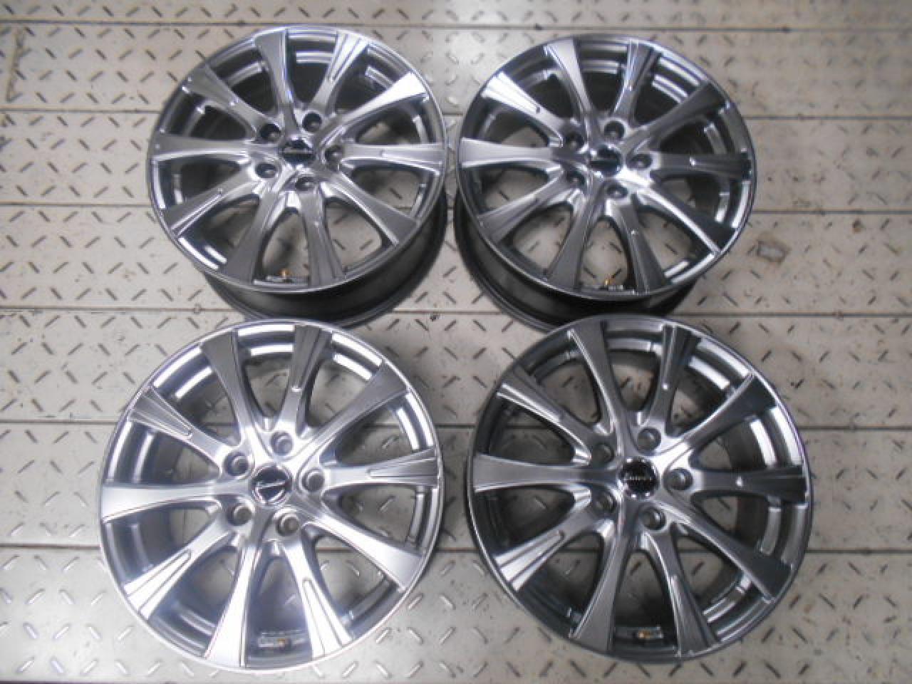 HOT STUFF(ホットスタッフ) Exceeder(エクシーダー) E02 ダークシルバー | カー用品 アルミホイール 17インチホイールを通販で購入する | 中古カー＆バイク用品の販売 ...