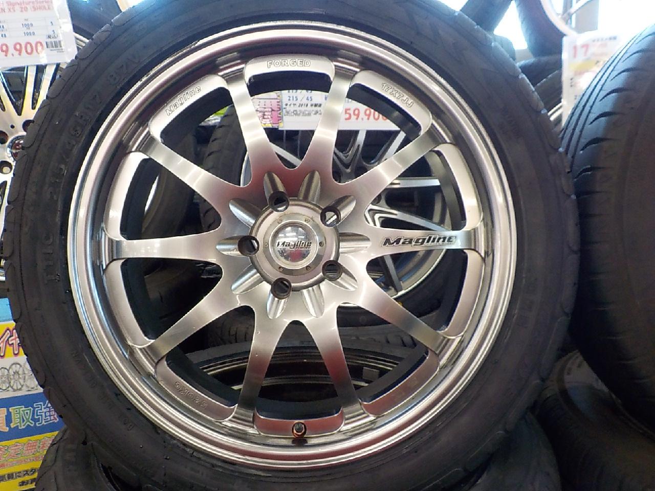 I.C.S.(アイ・シー・エス) MAGLINE FORGED + FEDERAL SS595 | カー用品 タイヤホイールセット 17インチ ...