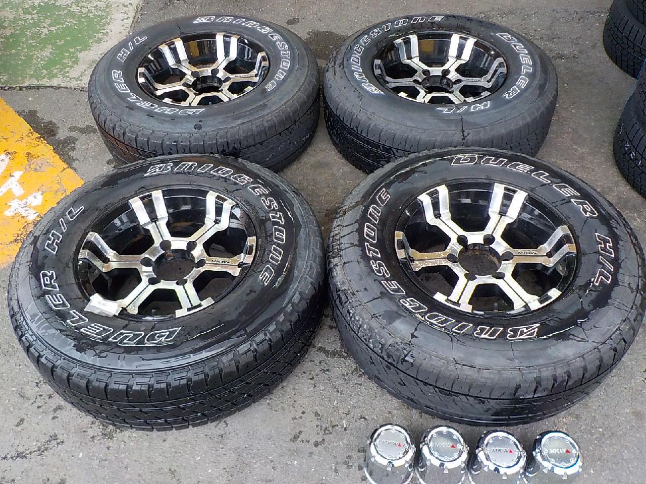 TRISTAR INTERNATIONAL MKW MK-36 +BRIDGESTONE DUELER H/L | カー用品 タイヤホイールセット 16インチタイヤホイールセットを通販で購入 ...
