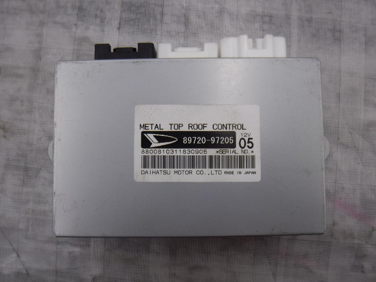 DAIHATSU純正 CPU (89720-97205) | 中古品 | アップガレージ 尼崎インター店 | カー用品 電装系 コンピューター ...