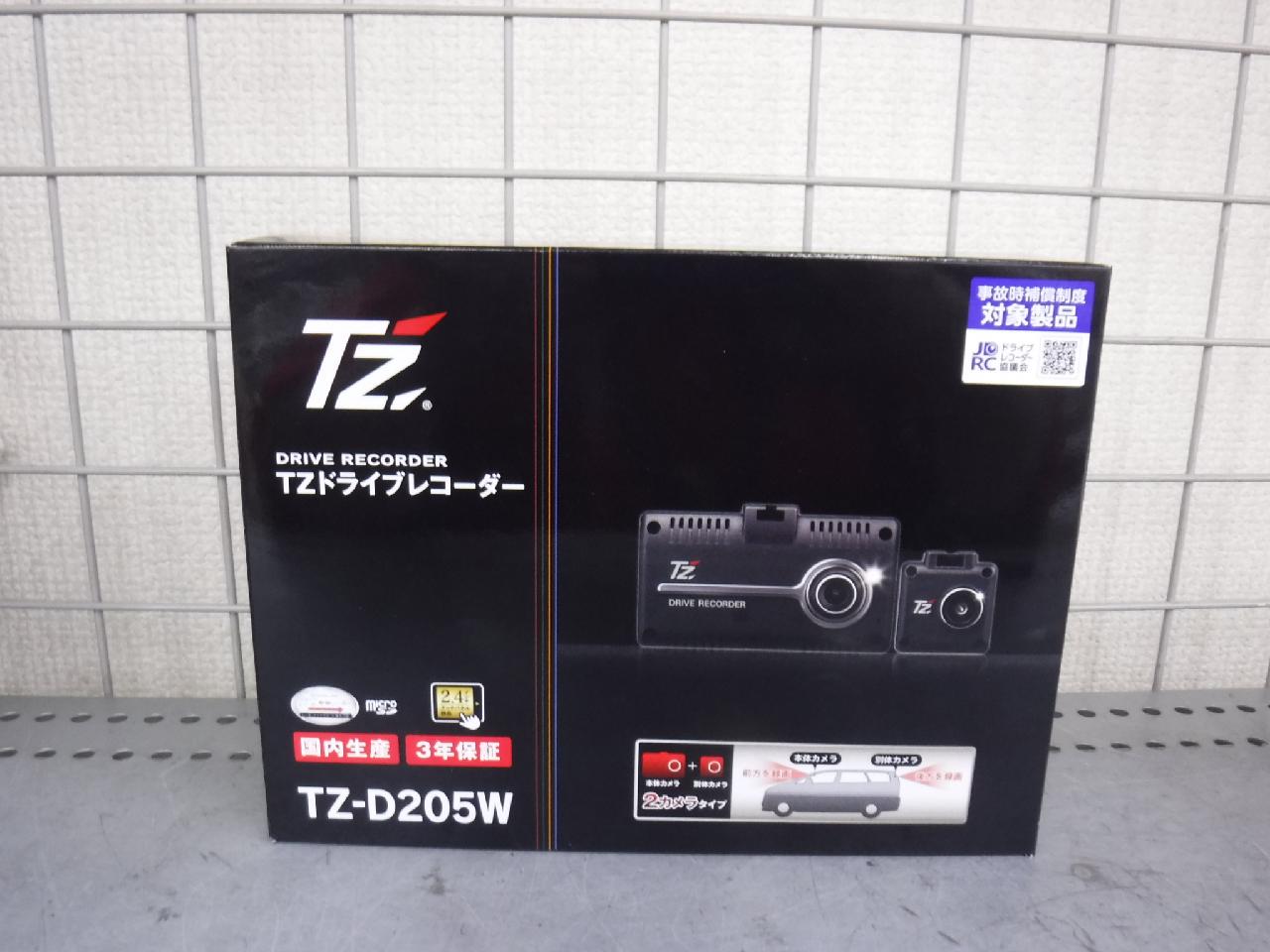 TZ TZ-D205W ドライブレコーダー | 新古品 | アップガレージ 尼崎インター店 | カー用品 カーAVアクセサリー ドライブレコーダーを通販で購入する | 中古カー＆バイク用品の ...