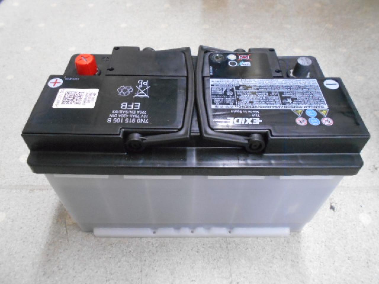EXIDE TU3 000 915 105ED フォルクスワーゲン純正バッテリー (R10014) | 未使用 | アップガレージ 新潟新発田 ...