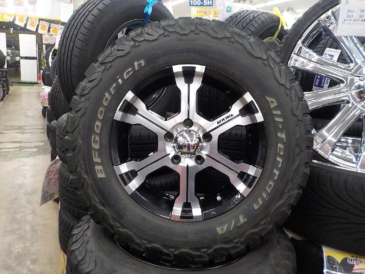TRISTAR INTERNATIONAL MKW MK-36 + BFGoodrich(ビーエフグッドリッチ) All-terrain T/A | カー用品 タイヤホイールセット 16インチ ...