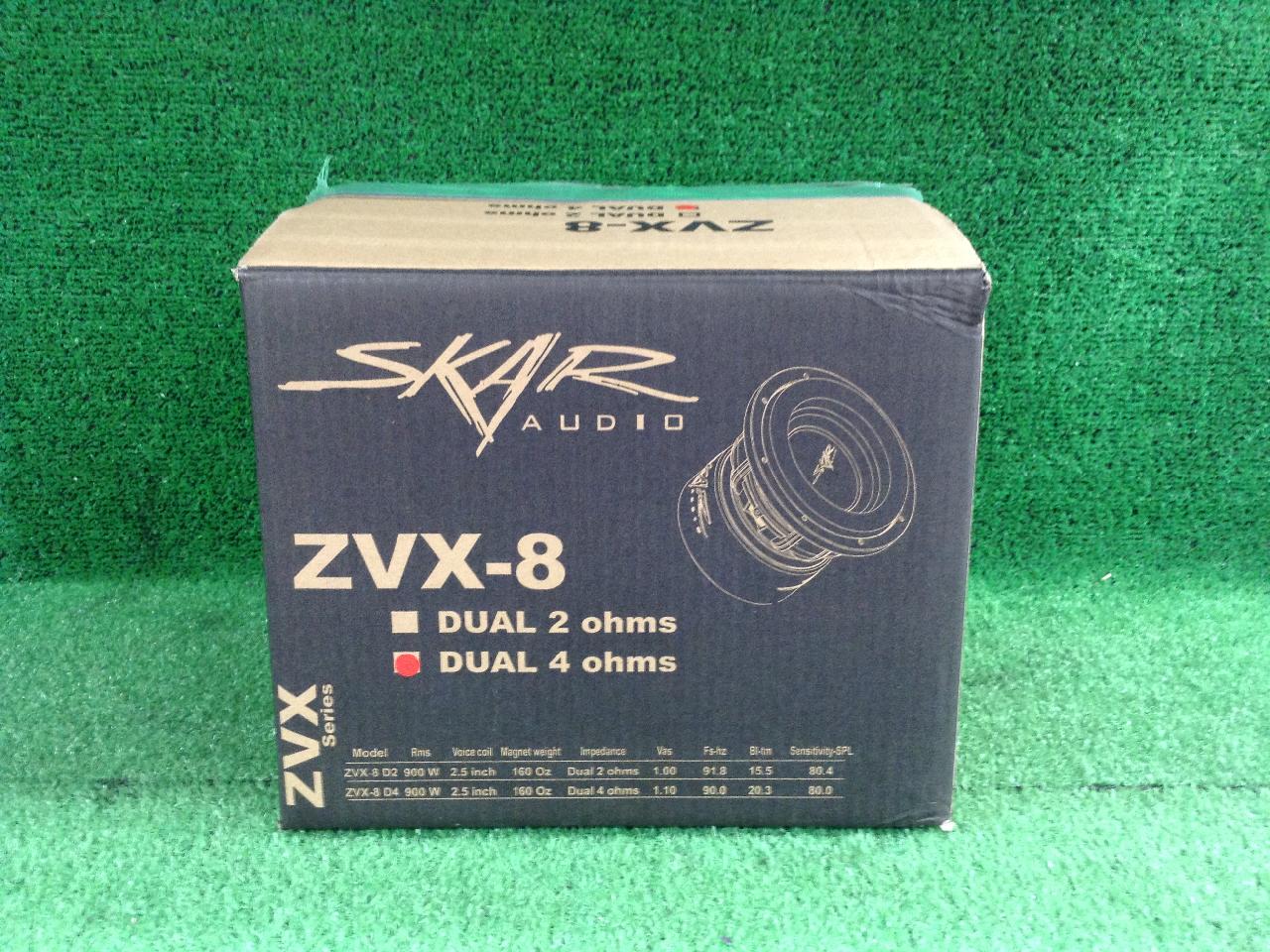 Skar AUDIO ZVX-8 | カー用品 スピーカー サブウーハースピーカーを通販で購入する | 中古カー＆バイク用品の販売ならアップガレージ
