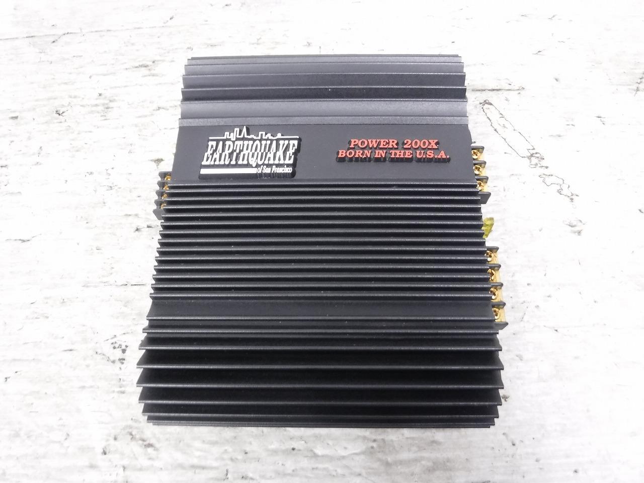 EARTHQUAKE 200X | カー用品 アンプを通販で購入する | 中古カー＆バイク用品の販売ならアップガレージ