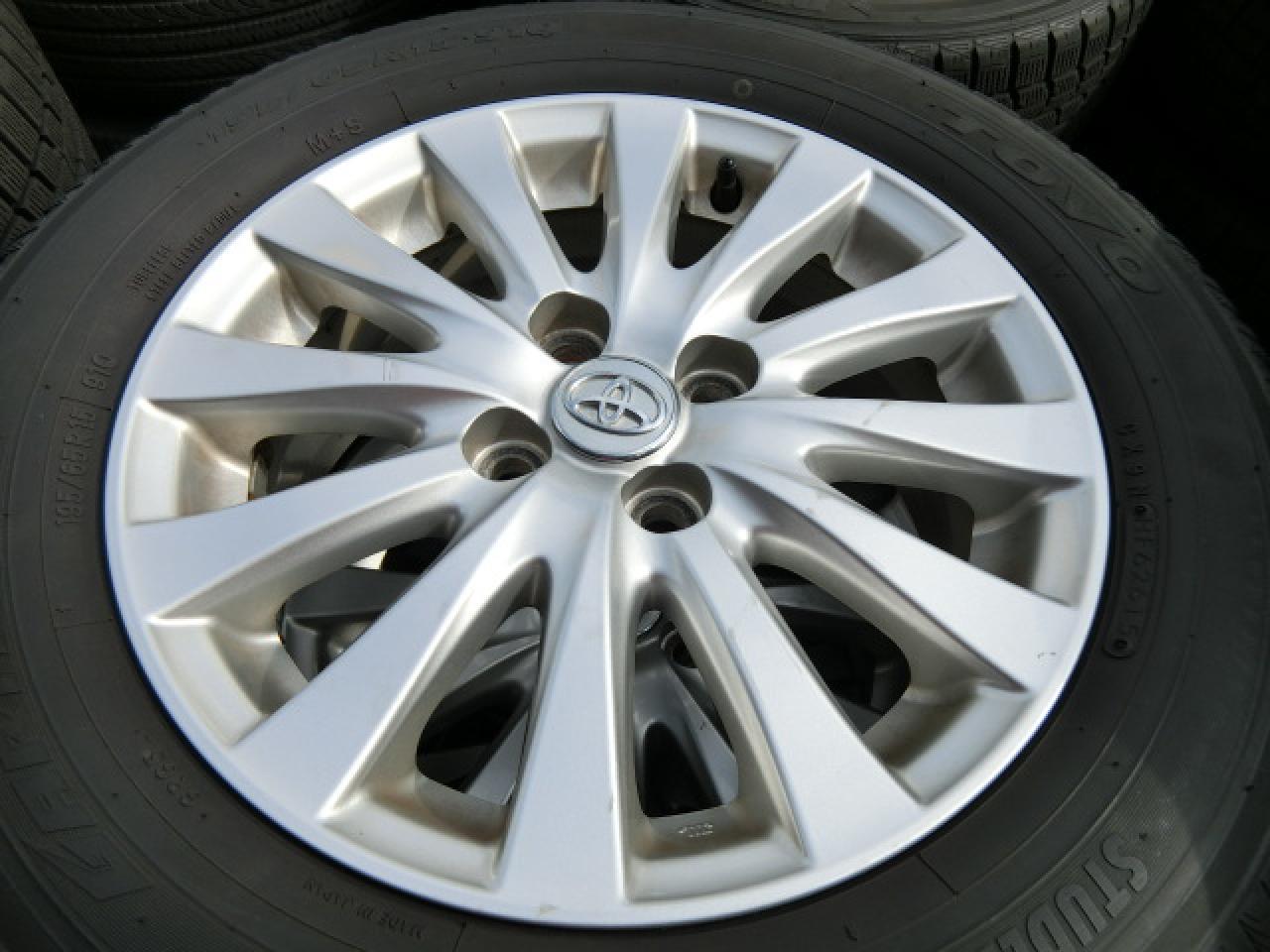 TOYOTA カローラフィールダー純正+TOYO GARIT G5 4本セット | カー用品 スタッドレスタイヤホイールセット 15インチ ...