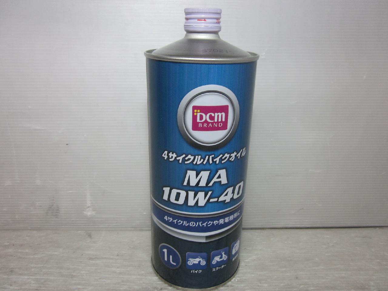 DCM 4サイクルバイクオイル(エンジンオイル) 10W-40 1L | バイク用品 ケミカル・オイル オイル(二輪)を通販で購入する | 中古カー＆バイク用品の販売ならアップガレージ