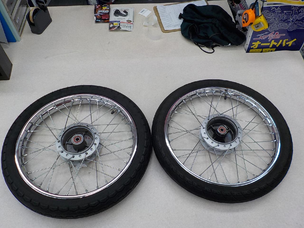 HONDA(ホンダ) スーパーカブ110(JA10) ホイール前後セット | バイク用品 ホイール・タイヤ ホイール(二輪)を通販で購入する | 中古カー＆バイク用品の販売ならアップガレージ