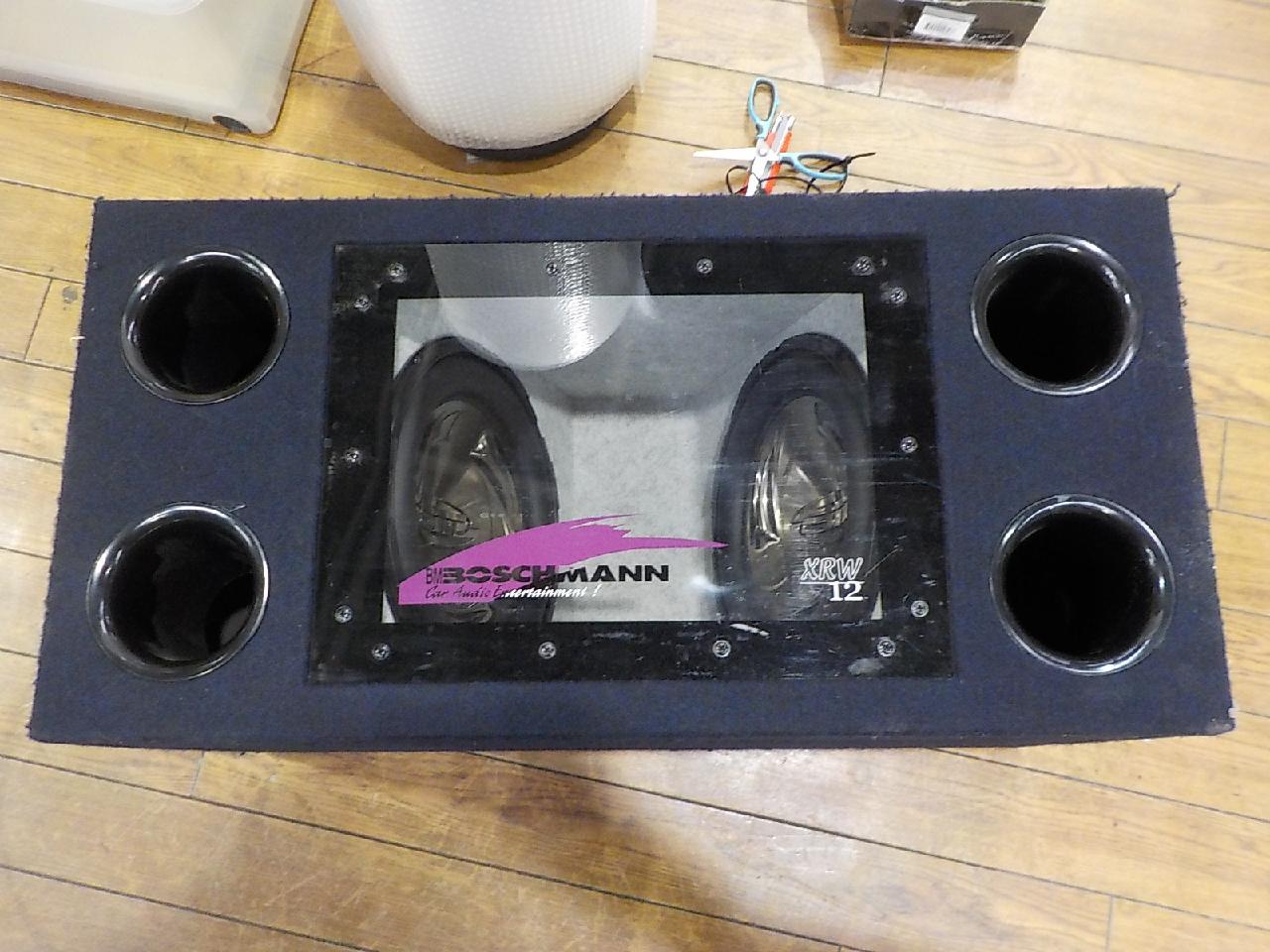 BM-BOSCHMANN 12インチサブウーハーx2発 | カー用品 スピーカー サブウーハースピーカーBOX付を通販で購入する | 中古カー ...