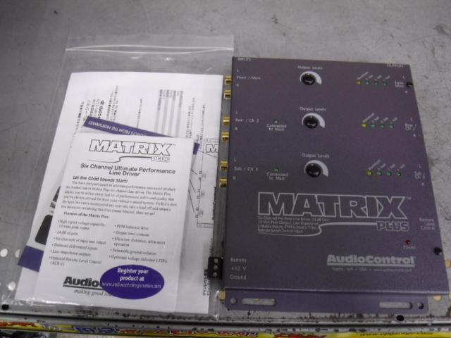Audiocontrol MATRIX PLUS ラインドライバー | カー用品 カーAVアクセサリー その他カーAVアクセサリーを通販で購入 ...