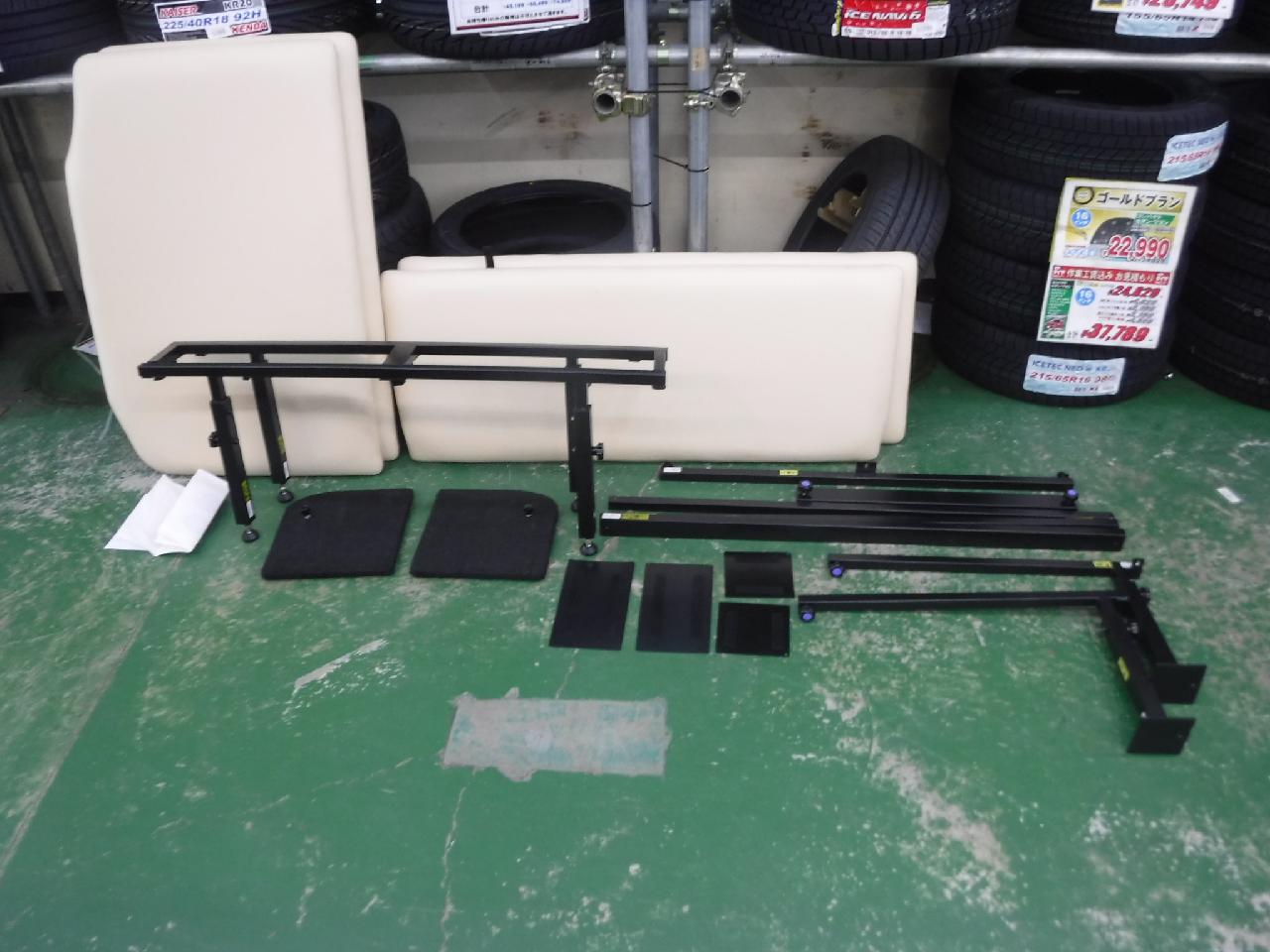 MGR Customs ベッドキット 【RK系ステップワゴン RK1/RK2/RK3/RK4/RK5/RK6/RK7 H21.10～H27.4】 | カー用品 インテリア その他インテリアを ...