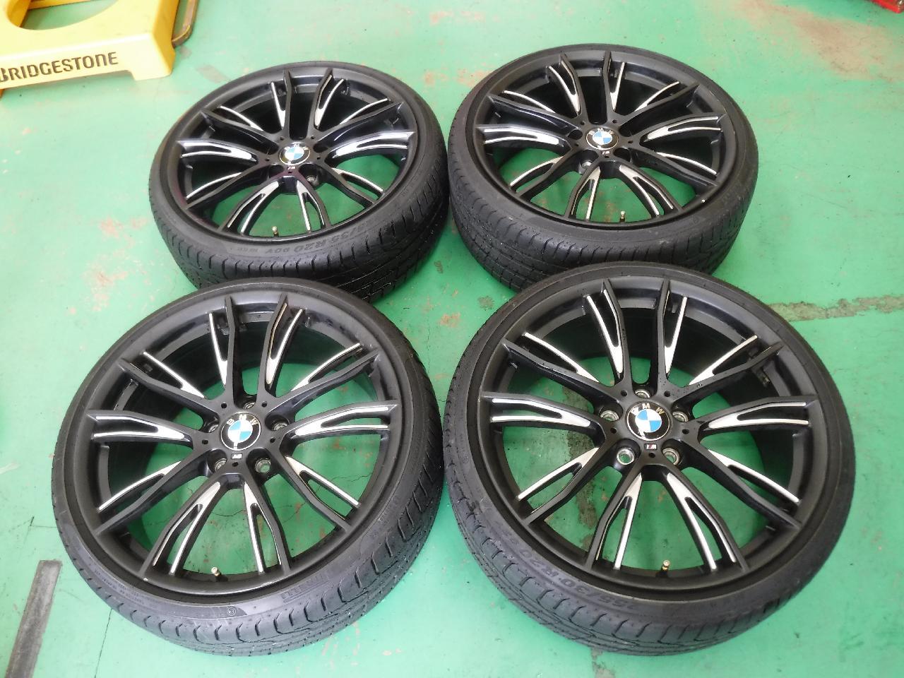 ⑧ BMW純正 Mパフォーマンスダブルスポークスタイリング 624M バイカラー 鍛造 + PIRELLI(ピレリ) P ZERO | 中古品 | アップガレージ 大阪住之江店 | カー用品 ...