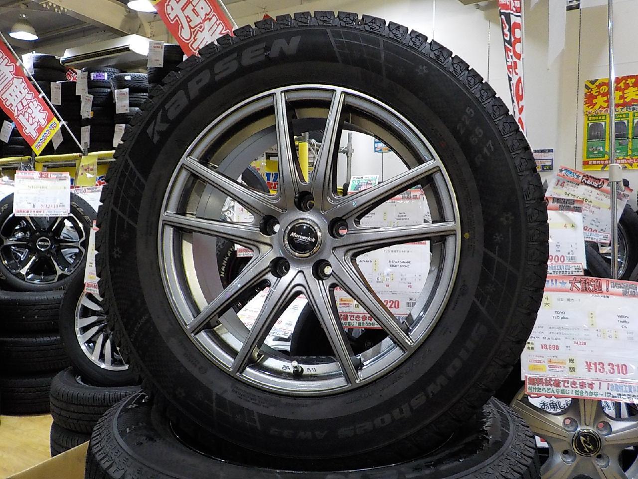 Marverick MA-01 + KAPSEN SnowShoes AW33 | 中古品 | アップガレージ 千葉松戸店 | カー用品 ...