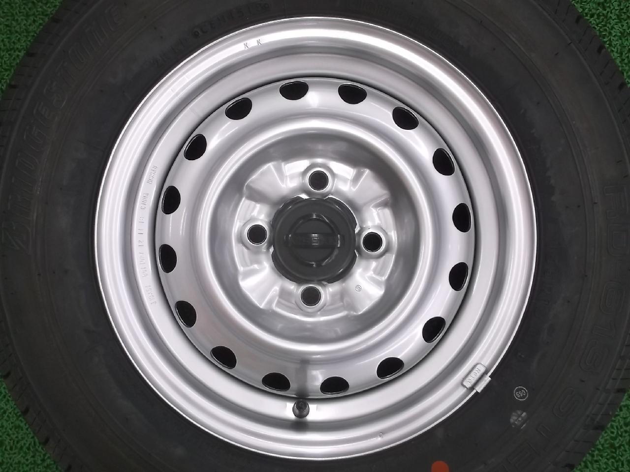 日産純正(NISSAN) NV150 ADバン純正スチールホイール + BRIDGESTONE RD-613 | 中古品 | アップガレージ ...