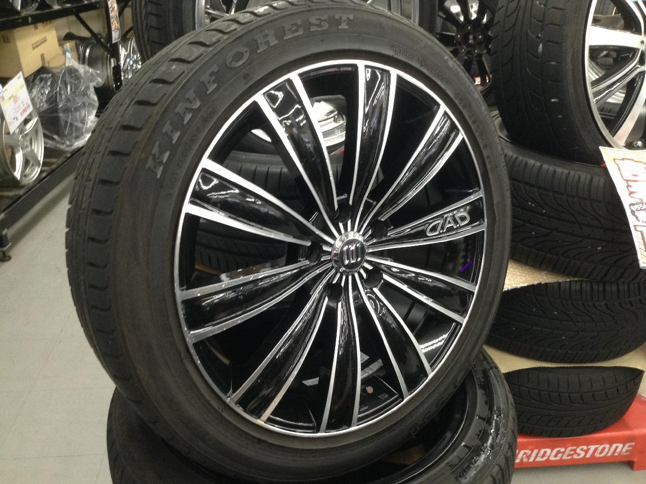 GARSON D.A.D GLAIVE+KINFOREST KF550 | カー用品 タイヤホイールセット 18インチタイヤホイールセットを ...