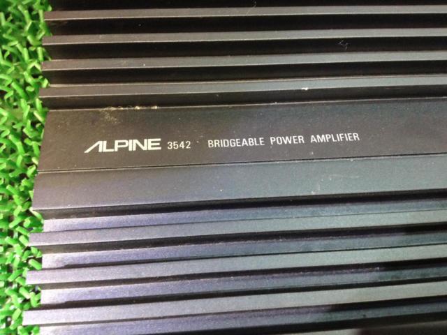 ALPINE 3542 | 中古品 | アップガレージ 越谷店 | カー用品 アンプを通販で購入する | 中古カー＆バイク用品の販売ならアップガレージ
