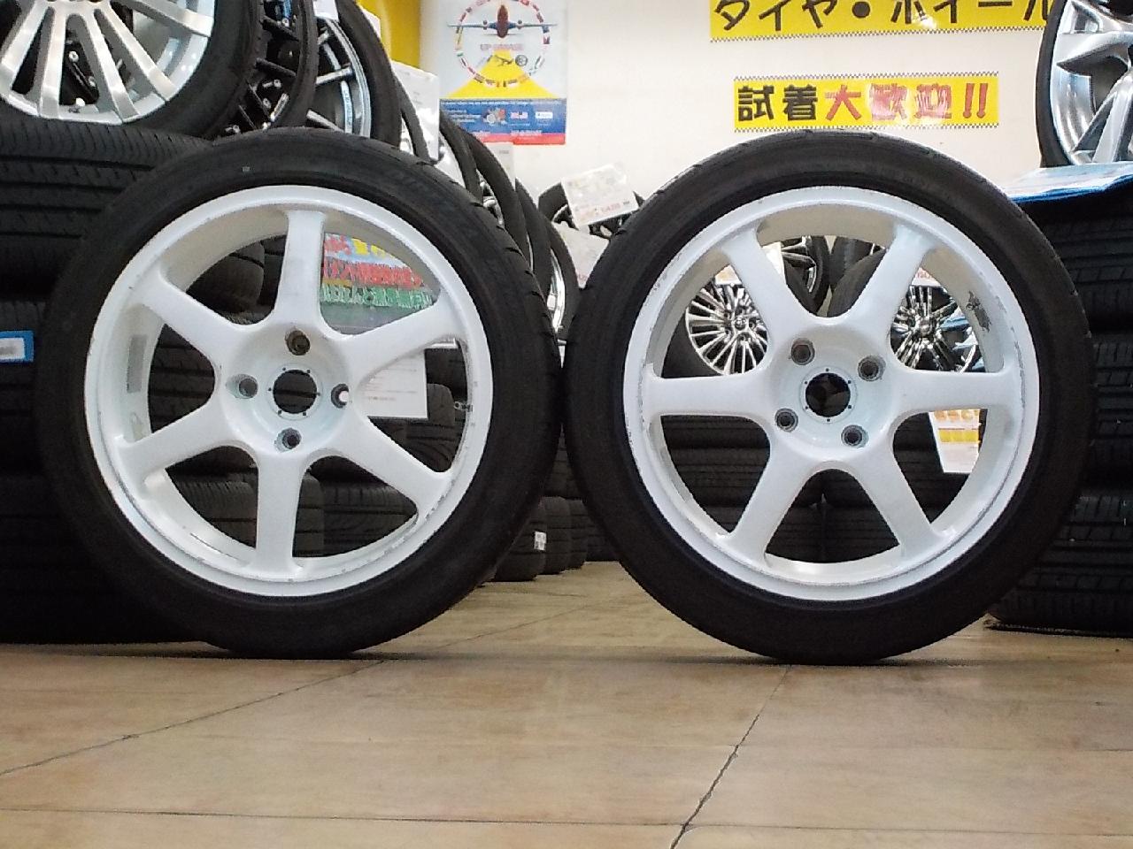 YOKOHAMA AVS MODEL 6 + DUNLOP DIREZZA DZ101 タイヤホイール2本 | カー用品 タイヤホイールセット 17インチタイヤホイールセットの通販 | アップ ...