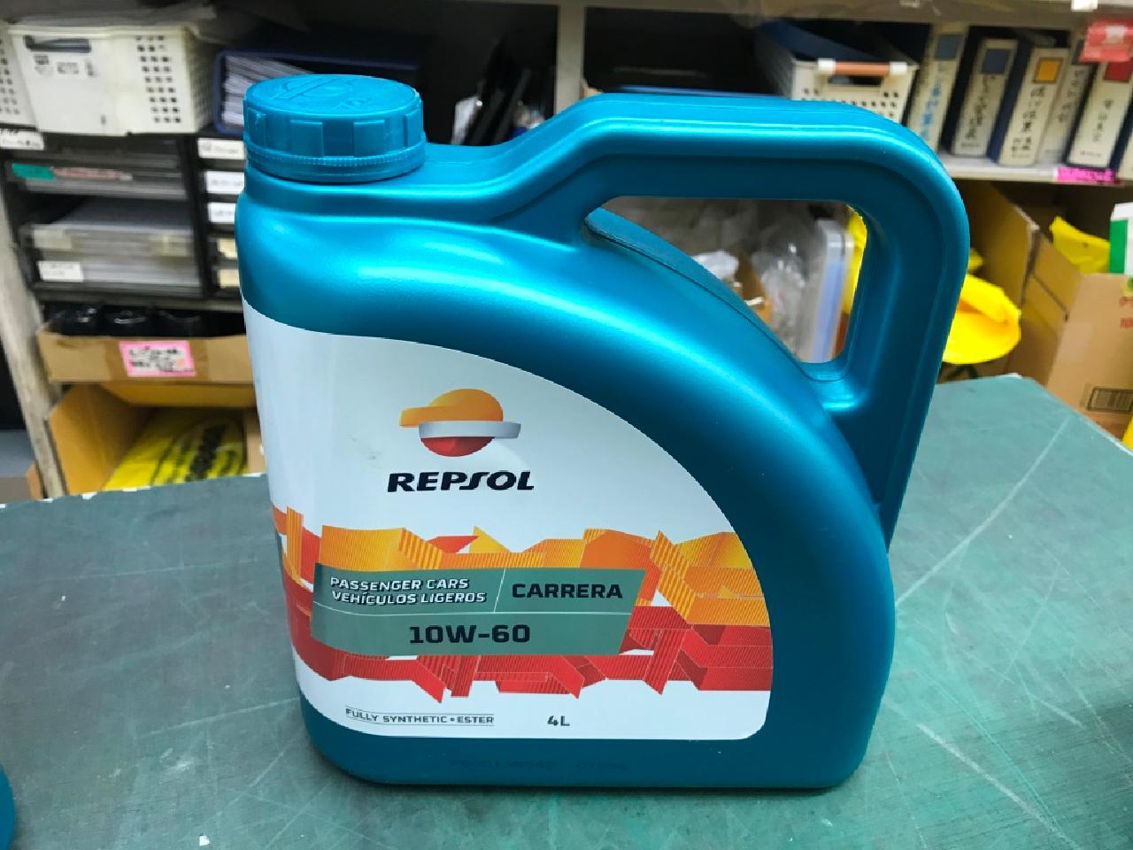 【プライスダウンγ】REPSOL CARRERA 10w-60 | カー用品 ケミカル用品 オイル(各種)を通販で購入する | 中古カー＆バイク用品の販売ならアップガレージ