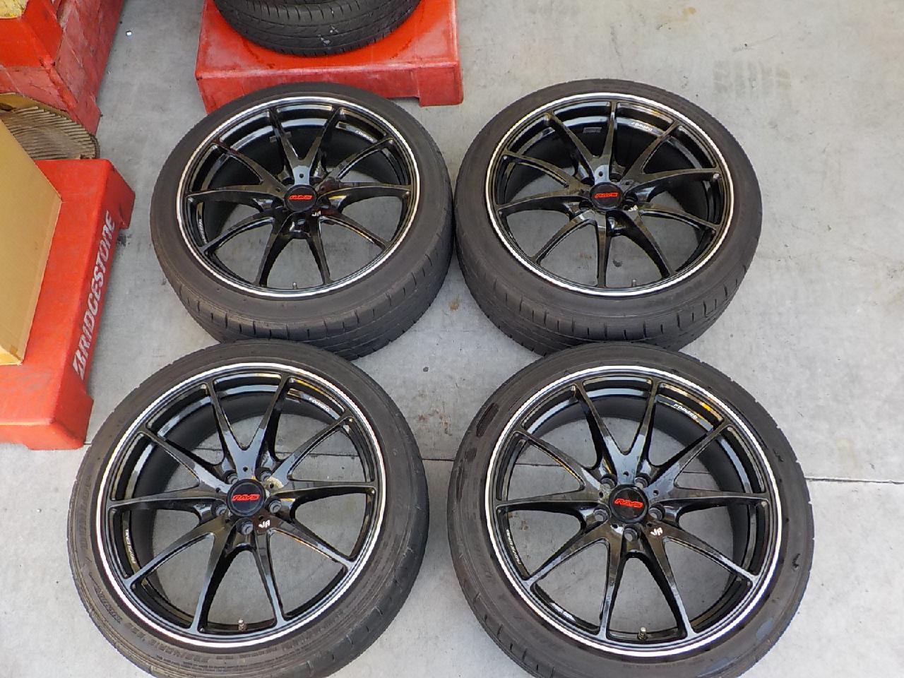 RAYS(レイズ) VOLK RACING(ボルク レーシング) G25 + DUNLOP(ダンロップ) DIREZZA DZ102 | カー用品 タイヤホイールセット 18インチタイヤ ...