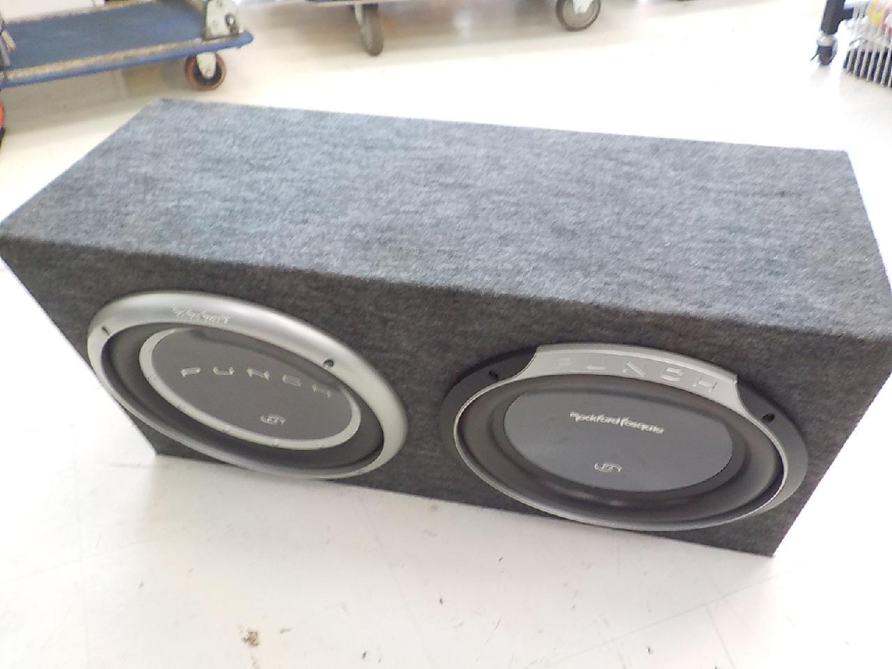 P2D2-12 Rockford(ロックフォード) BOX付ウーファー 2発 | 中古品 | アップガレージ 横浜町田総本店 | カー用品 スピーカー サブウーハースピーカーBOX付を通販で ...