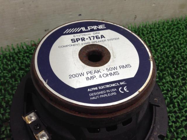 ALPINE(アルパイン) SPR-176A | カー用品 スピーカー 埋め込みスピーカーを通販で購入する | 中古カー＆バイク用品の販売なら ...