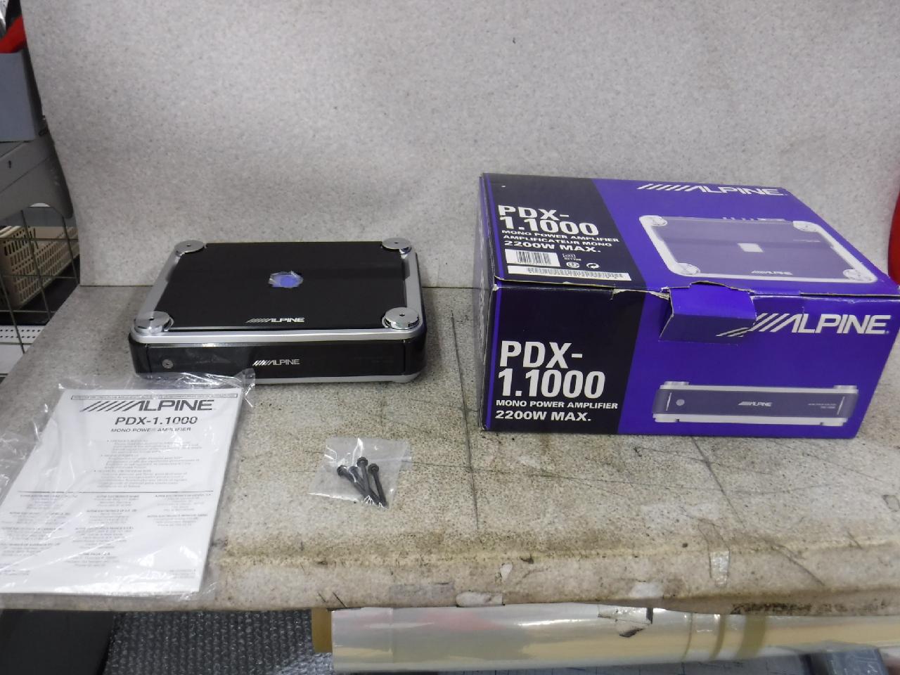 ALPINE PDX-1.1000 | 中古品 | アップガレージ 京都八幡店 | カー用品 アンプを通販で購入する | 中古カー＆バイク用品 ...