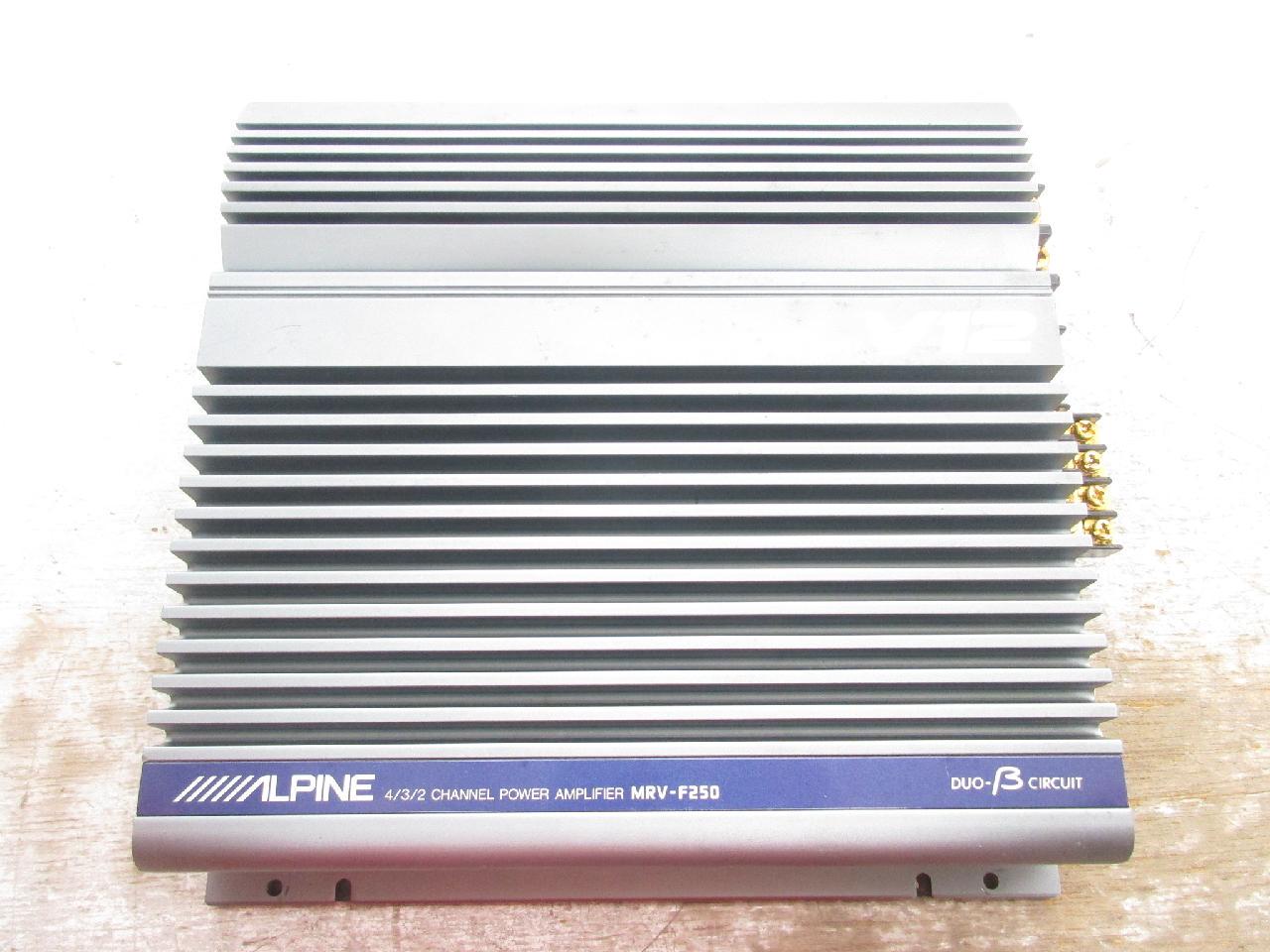 ALPINE MRV-F250 4chパワーアンプ 1996年モデル | カー用品 アンプを通販で購入する | 中古カー＆バイク用品の販売なら ...