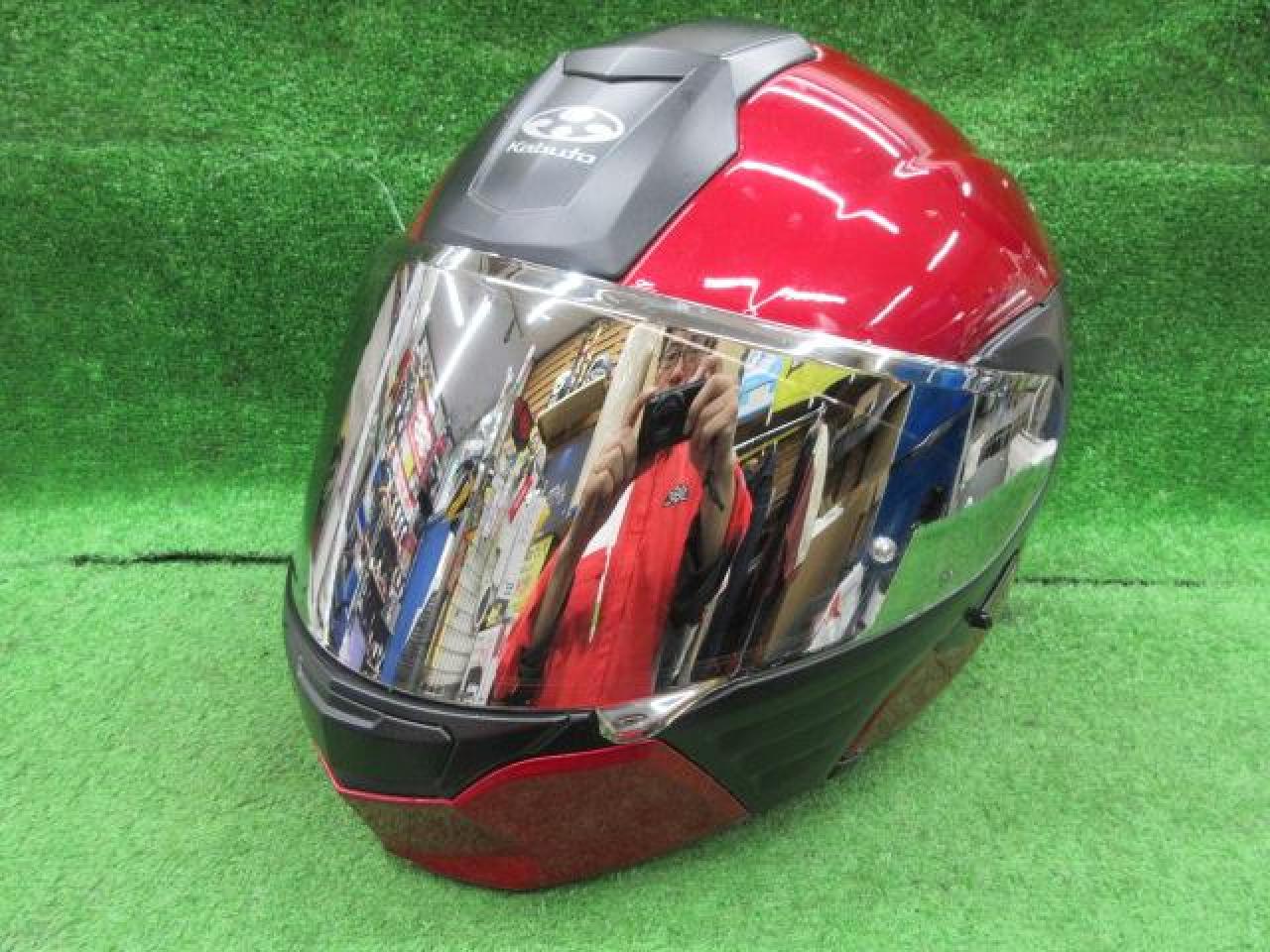 ☆OGK(オージーケー) カザミ Lサイズ ワインレッド | バイク用品 ヘルメット フルフェイス(二輪)を通販で購入する | 中古カー ...