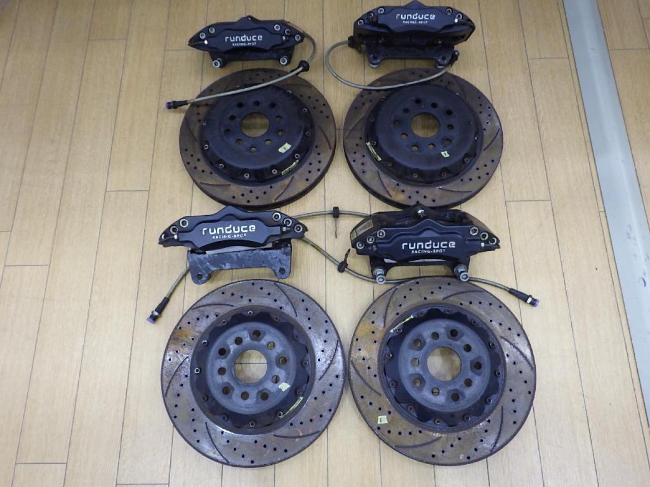 original runduce RBK (RUNDUCE BIG BRAKE KIT) フロント6pod/リア4pod | カー用品 ...