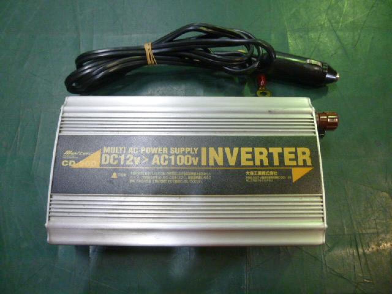 MELTEC CD-500 インバーター | カー用品 電装系 その他電装系を通販で購入する | 中古カー＆バイク用品の販売ならアップガレージ
