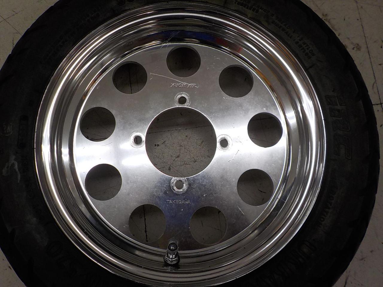 TAKEGAWA/WORK 10インチチューブレスホイール 1本のみ【モンキー/ゴリラ】 | バイク用品 ホイール・タイヤ ホイール(二輪)の ...