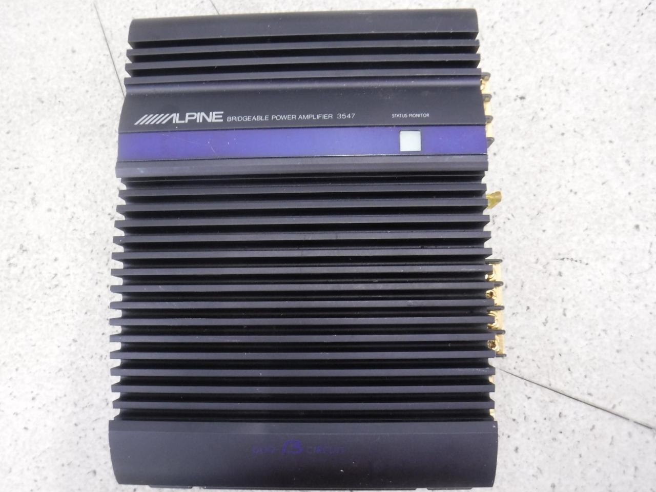 ALPINE(アルパイン) 3547 | 中古品 | アップガレージ 大阪門真店 | カー用品 アンプを通販で購入する | 中古カー＆バイク用 ...
