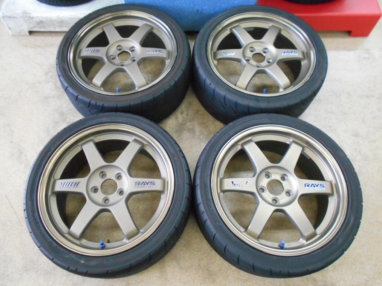 RAYS VOLK RACING TE37 + YOKOHAMA ADVAN NEOVA AD08R 83W | カー用品 タイヤホイール ...