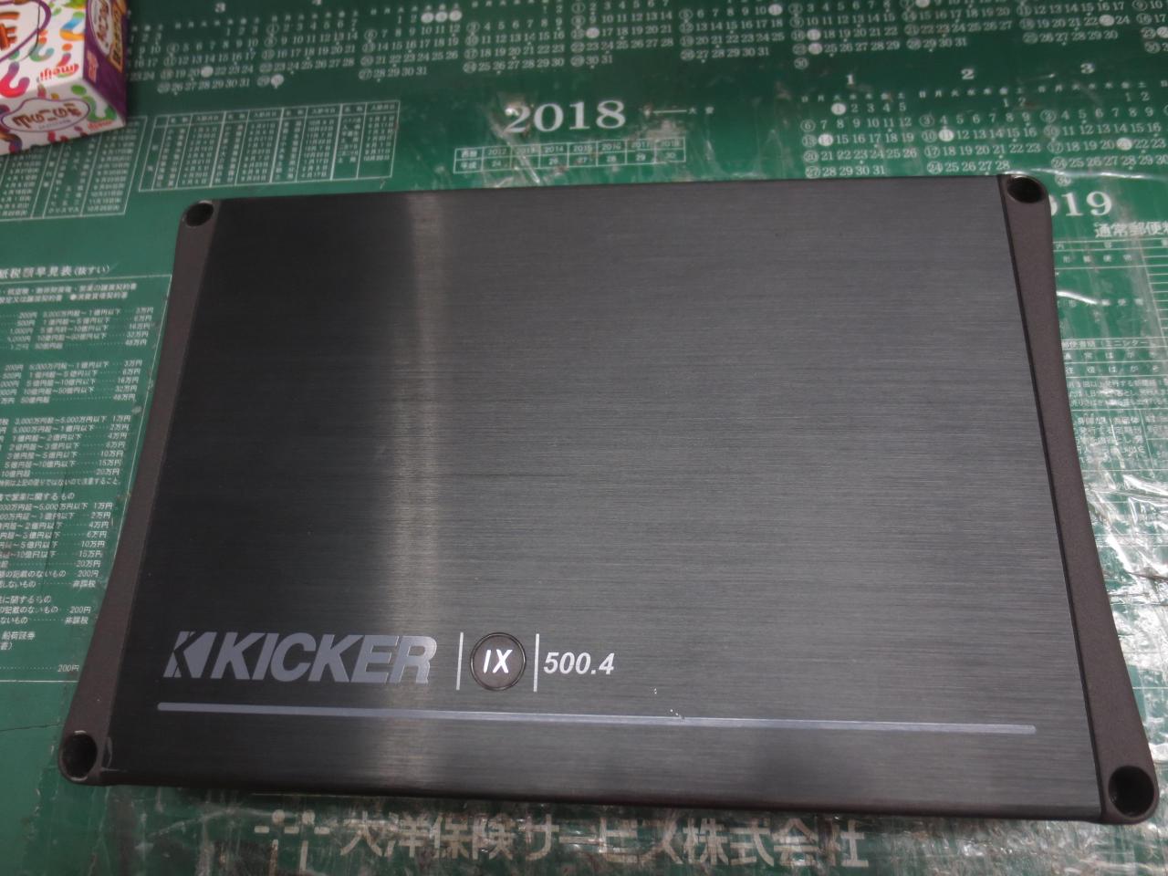 KICKER IX 500.4 | カー用品 アンプを通販で購入する | 中古カー＆バイク用品の販売ならアップガレージ